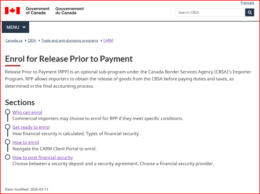 CBSA CARM RPP Resource | CSCB National Office